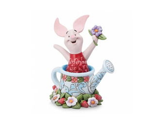 Picked for You (Piglet in Watering Can Figurine)