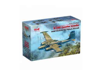 Model Kit Aircraft - B-26K Counter Invader USAF Vietnam War Attack Aircraft 1:48