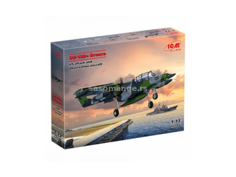 Model Kit Aircraft - OV-10D+ Bronco US Attack And Observation Aircraft 1:72