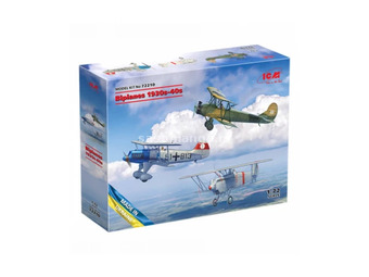 Model Kit Aircraft - Biplanes Of The 1930s And 1940s (Не-51A-1, Ki-10-II, U-2/Po-2VS) 1:72