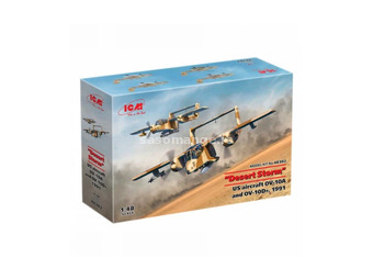 Model Kit Aircraft - Desert Storm US aircraft OV-10A And OV-10D+ 1991 1:48