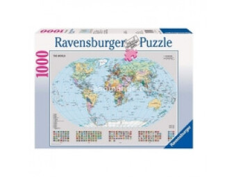 Ravensburger puzzle (slagalice) - Mapa Sveta RA15652