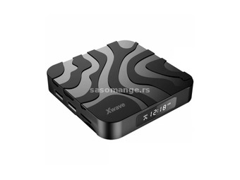 Xwave TV BOX 510 Smart TV 8K/Android 12/4GB/64GB/QuadCore/LCD displej/HDMi/RJ45/Wifi/BT/2xUSB/SD