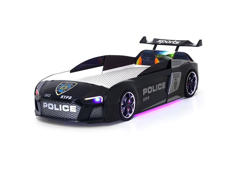 Onlinenamestaj Auto krevet FM V12.2 FULL LED 1001-1006 policijski