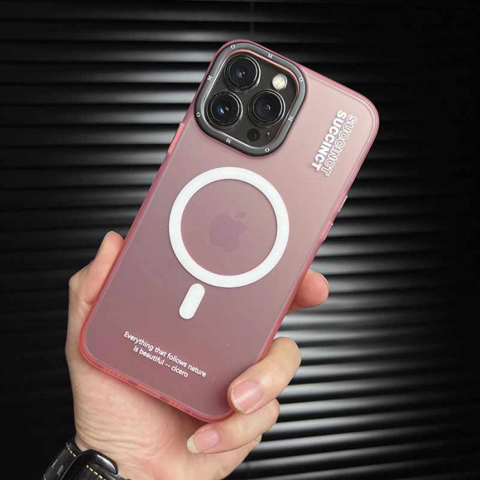 FUTROLA HARD CASE SUCCINCT MAGNETIC ZA IPHONE 15 PRO ROZE