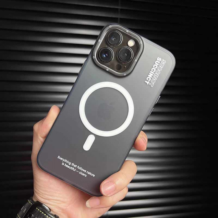 FUTROLA HARD CASE SUCCINCT MAGNETIC ZA IPHONE 16 PRO TAMNO SIVA