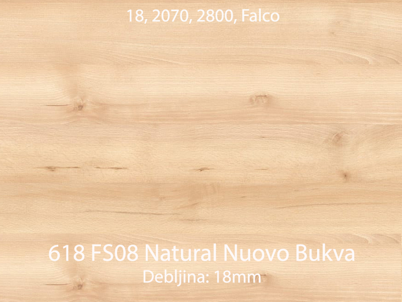 Onlinenamestaj 618 FS08 Natural Nuovo Bukva