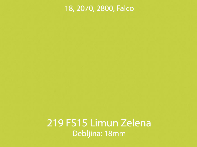 Onlinenamestaj 219 FS15 Limun Zelena