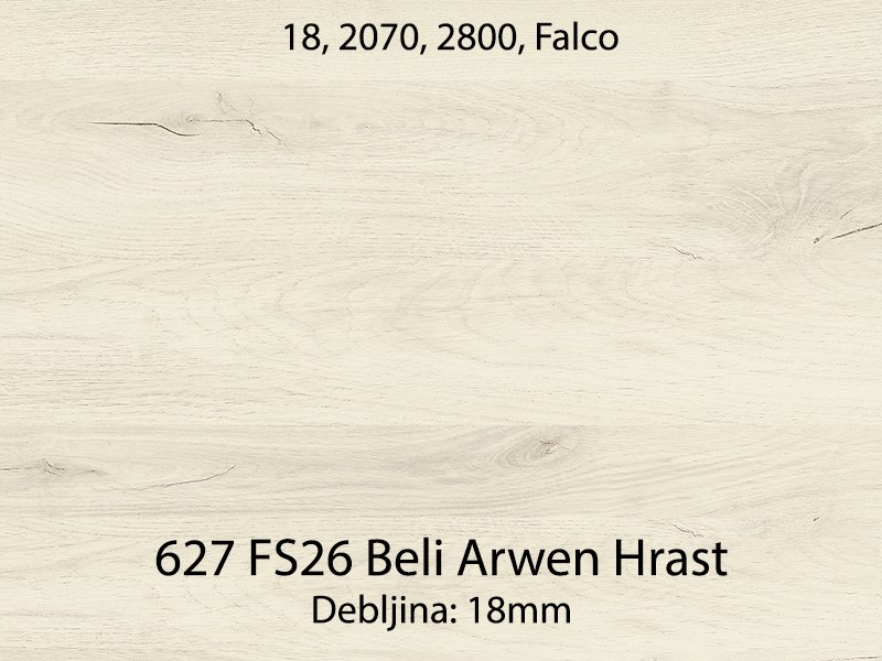 Onlinenamestaj 627 FS26 Beli Arwen Hrast