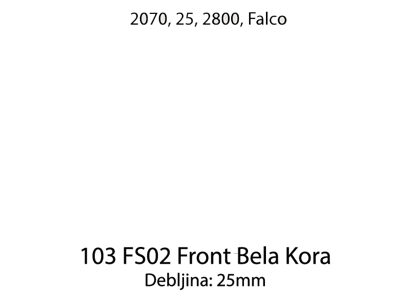 Onlinenamestaj 103 FS02 Front Bela Kora