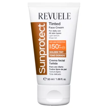 REVUELE Tonirana krema za lice REVUELE Sunprotect Golden Tint SPF 50+