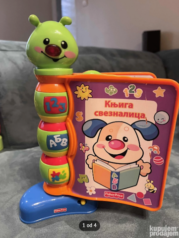 Edukativna igracka knjiga sveznalica Fisher Price