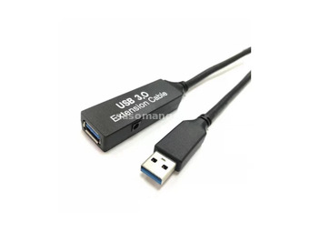 Xwave Kabl produžni USB 3.0 M-F sa adapterom power 5m