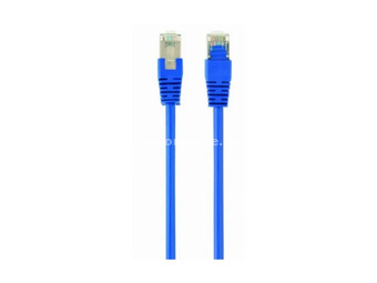 PP22-0.5M/B Gembird Mrezni kabl FTP Cat5e Patch cord, 0.5m blue