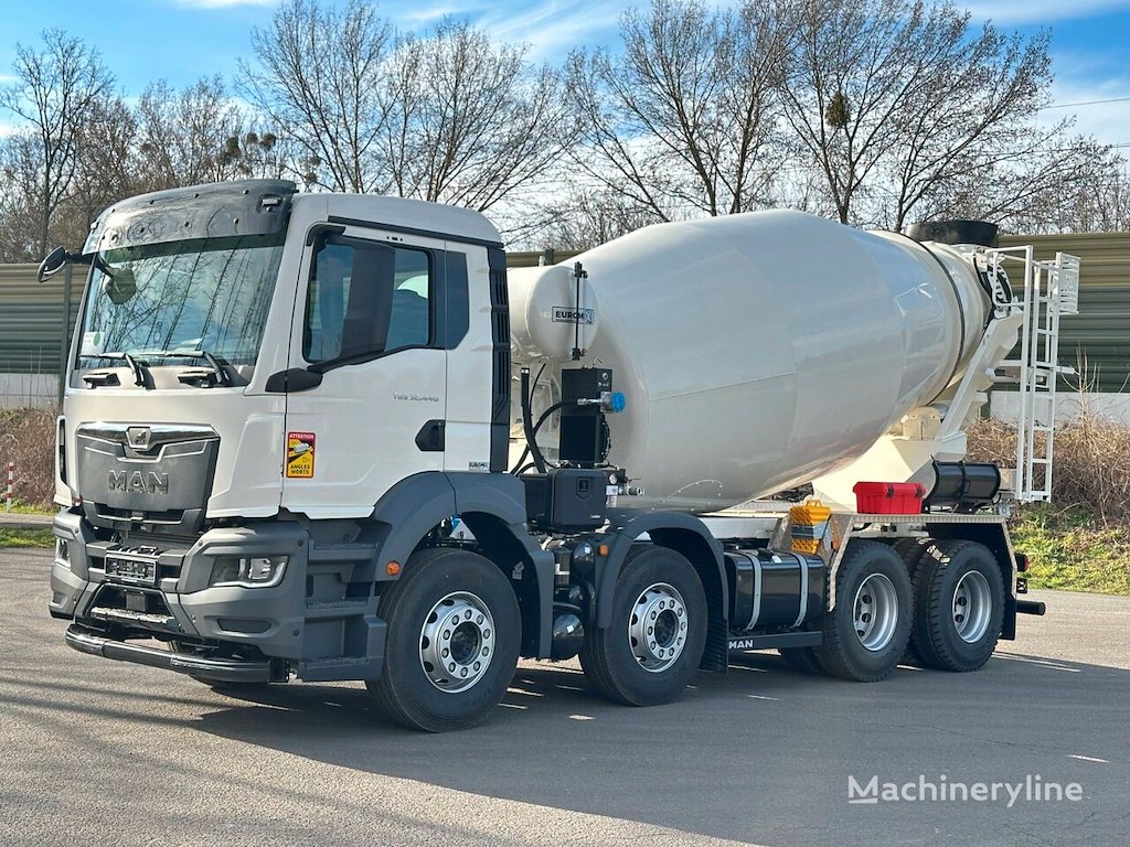 Novi MAN TGS 32.440 8x4 / Euromix MTP EM 9 L kamion s mešalicom za beton