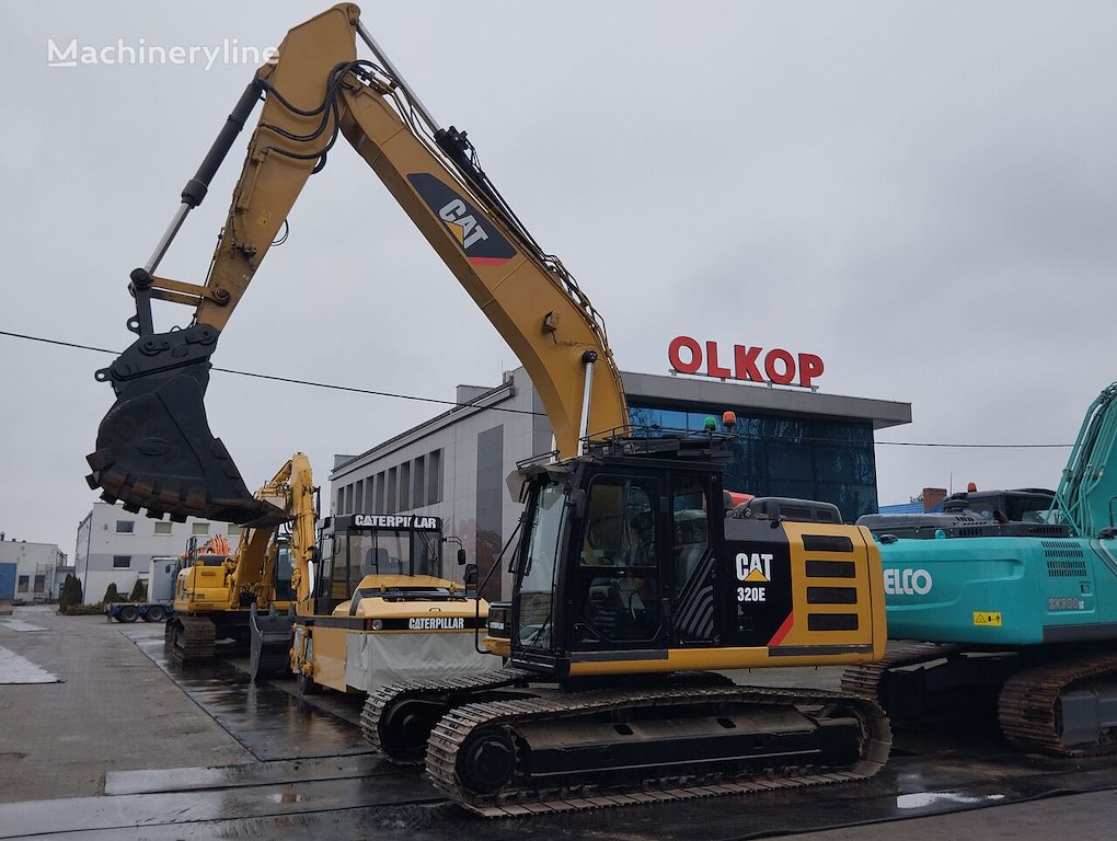 Caterpillar 320 EL + Trimble Earthworks 3D Dual GNSS bager guseničar