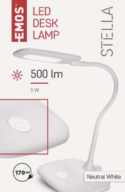 Emos stona lampa led stella bela z7602w ( 2897 )