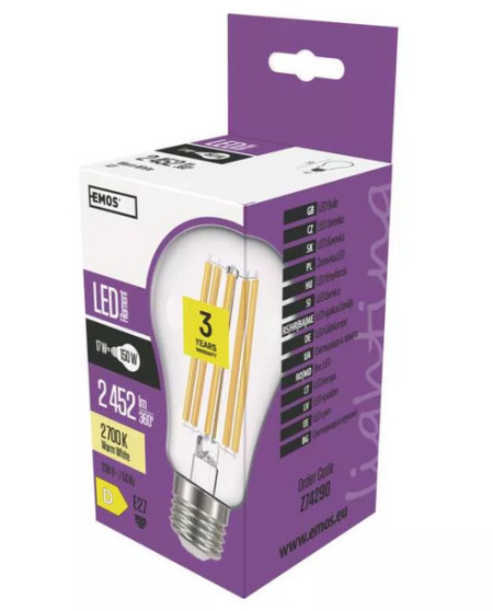 Emos LED sijalica filament a67 17w e27 ww z74290 ( 2860 )