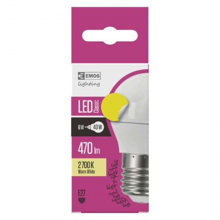 Emos led sijalica classic mini globe 5W e27 cw zq1122 ( 1836 )