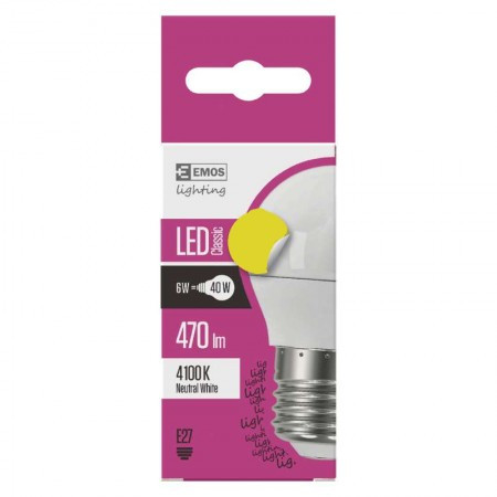 Emos led sijalica classic mini globe 5W e27 nw zq1121 ( 1732 )