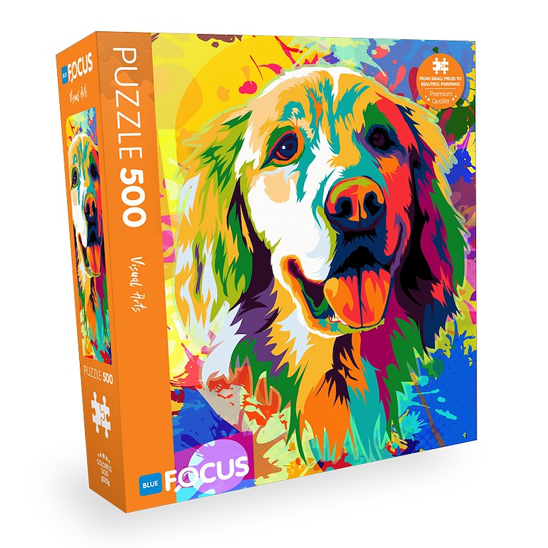 PUZZLE 500 PCS COLORFUL DOG BF334S