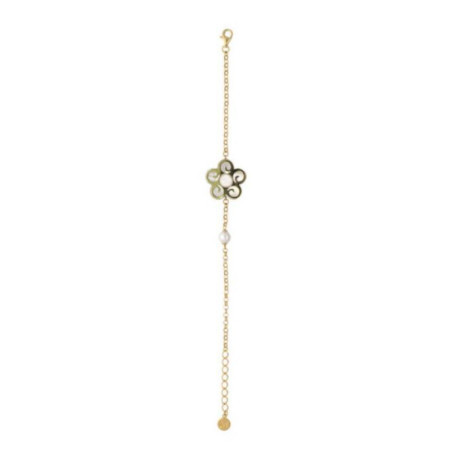 Ženska majorica roxana biserna gold narukvica 6 mm ( 16635.01.1 b15.000.1 )