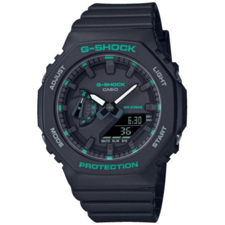 Ženski casio g shock crni analogno digitalni sportski sat sa crnim kaišem ( gma-s2100ga-1aer )