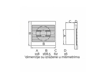 VENTILATOR WIND FI 120 BITON