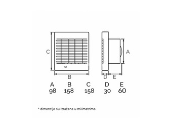 VENTILATOR POLO 4 FI 100 BITON