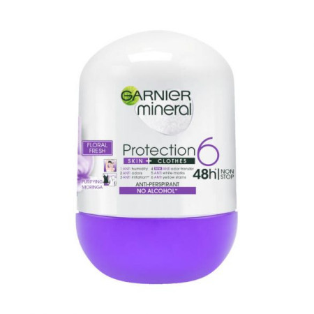 Garnier deo mineral p6 w floral rol-on 50ml ( 1003009682 )