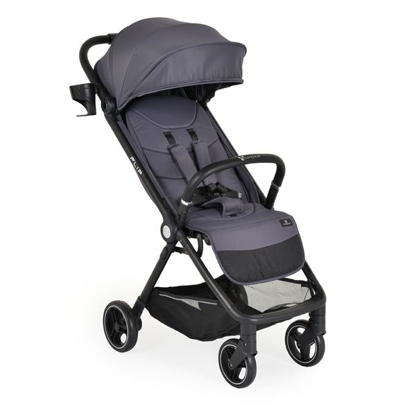 Cangaroo Kolica za bebe do 22kg Flip Obsidian Grey CAN6809