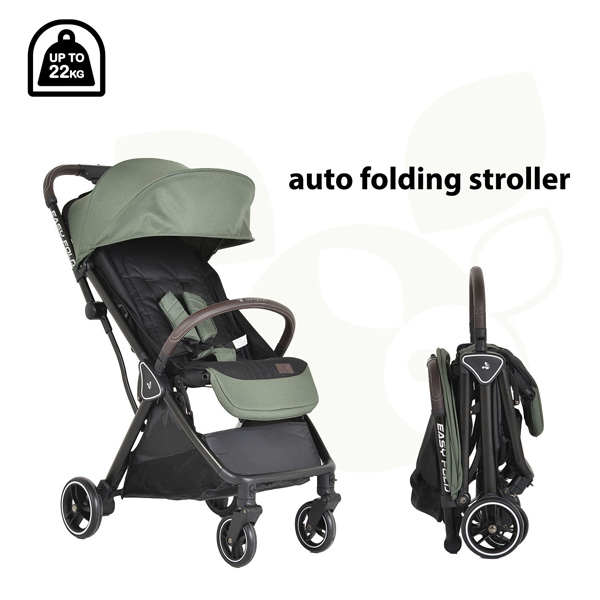 Cangaroo Kolica za bebe Easy Fold Green CAN5932