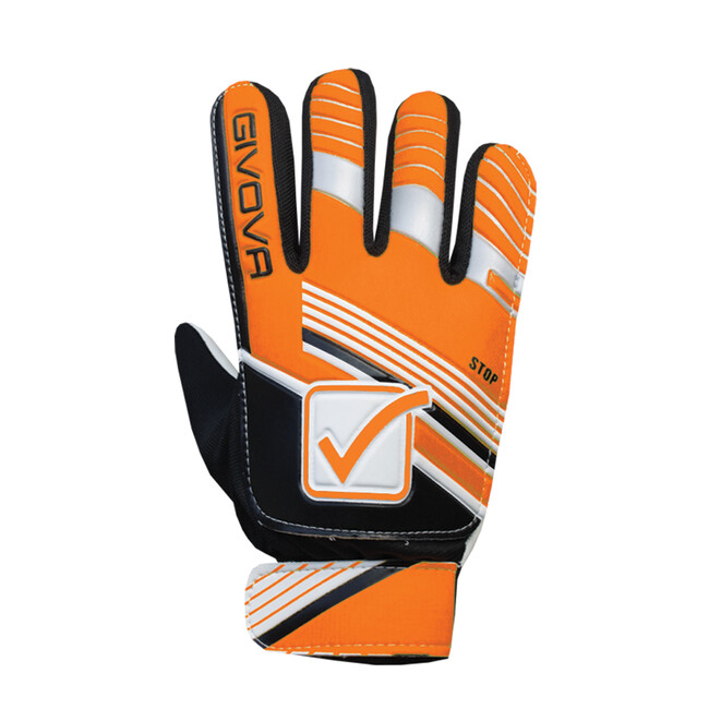 GUANTO STOP portiere ARANCIO FLUO/NERO Tg. 8