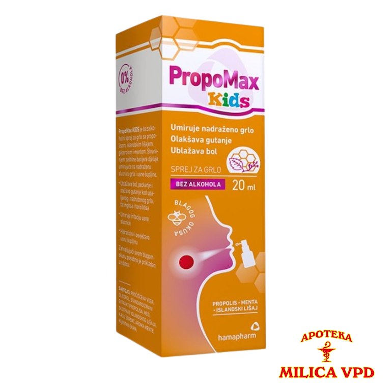 PropoMax Kids sprej za grlo 20ml