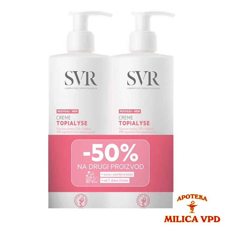 SVR Topialyse krema 400ml DUO pack 1+1