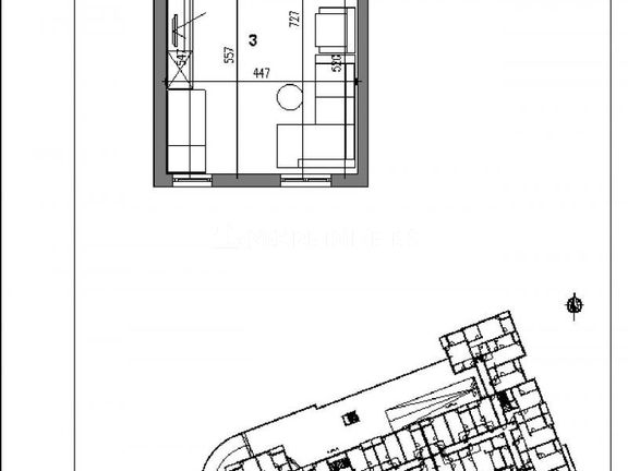 Mirijevo, Podmorničara Đorđa Mitrovića, 34m2, 1.0 ID#2689