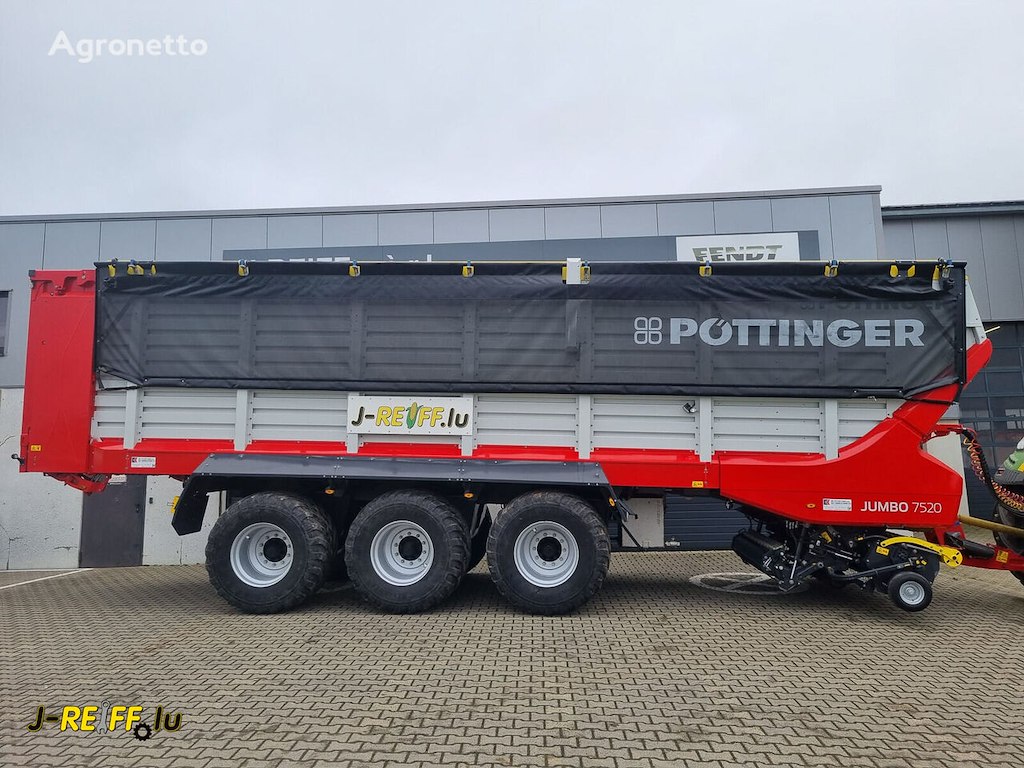 Pöttinger JUMBO 7520 samoutovarna prikolica