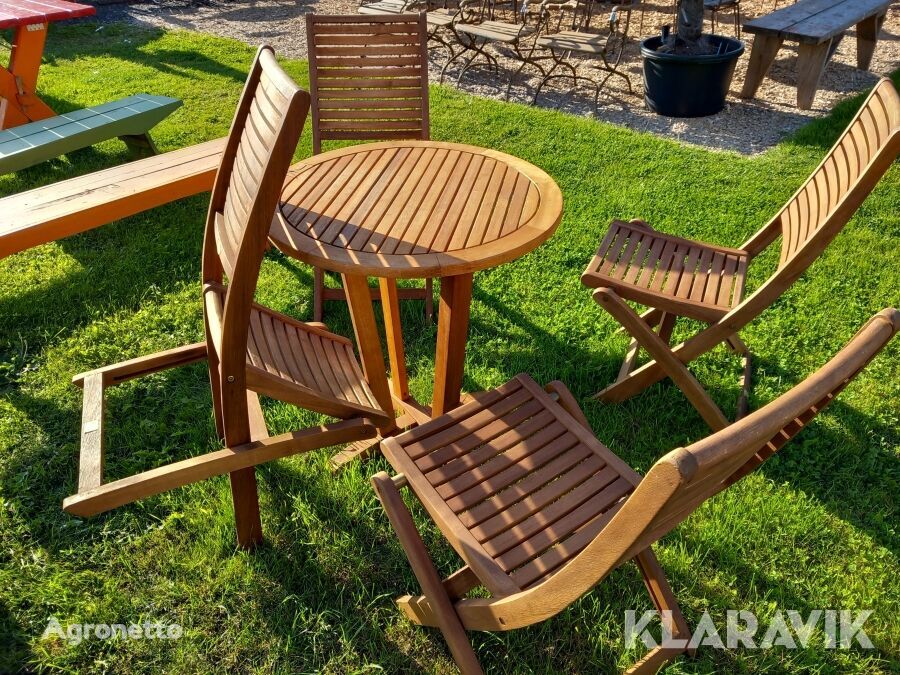 Prodaje se Utemöbel Jutlandia Hardwood bord + 4stolar ostali baštenski alat na aukciji