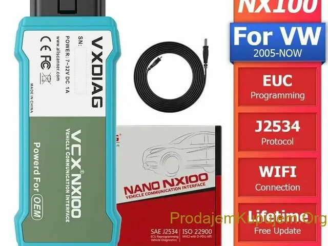 VXDIAG VCX NANO NX100 WiFi- VW/Audi/Škoda/Seat/Bentley