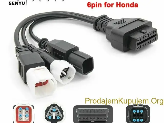 3u1 OBD2 konektor 3pin 4pin za Yamaha motocikl 6pin za Honda