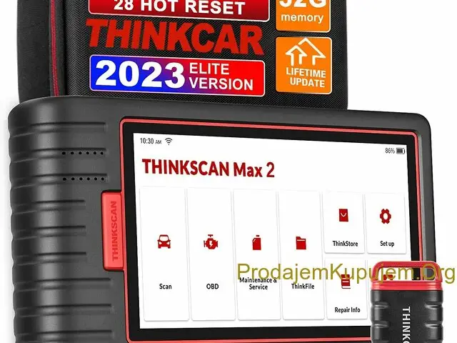 NOVO - Thinkcar ThinkScan Max 2 EU WiFi Bluetooth OBD2