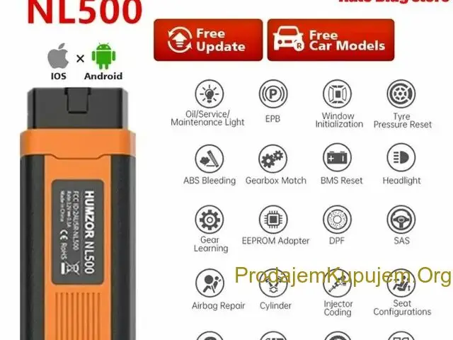 Humzor NEXZSCAN NL500 Bluetooth OBD2 Auto Dijagnostika