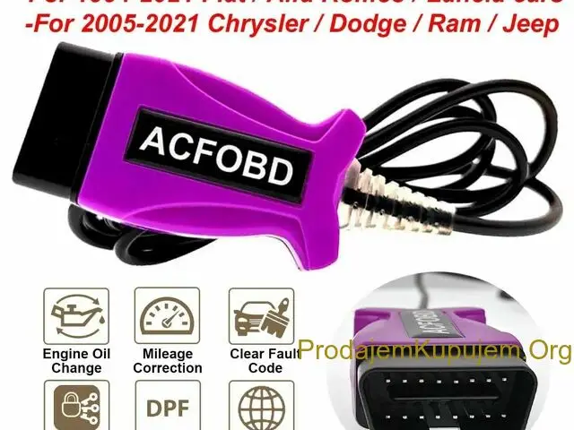 ITCARDIAG ACFOBD OBD2 Fiat/Alfa/Lancia/Chrysler/Dodge/Jeep