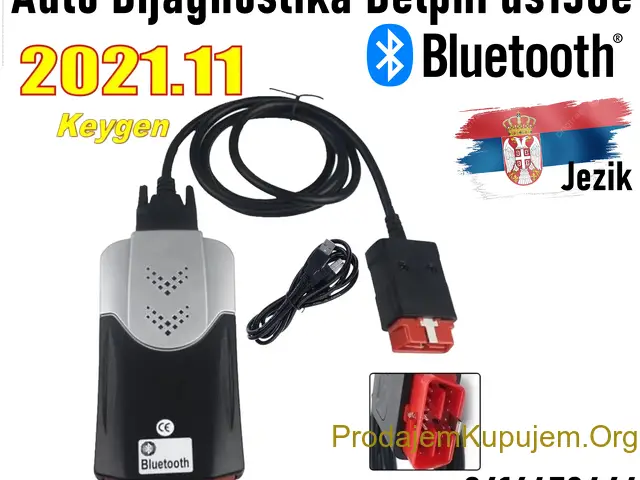 NOVO - Delphi DS150E 2021.11 Bluetooth Auto Dijagnostika