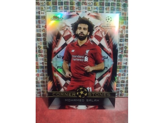 Topps Champ.League Reflector Corner Stones Mo Salah