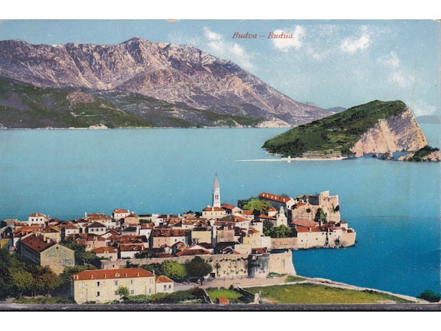 Kraljevina YU Crna Gora 1927 Budva razglednica