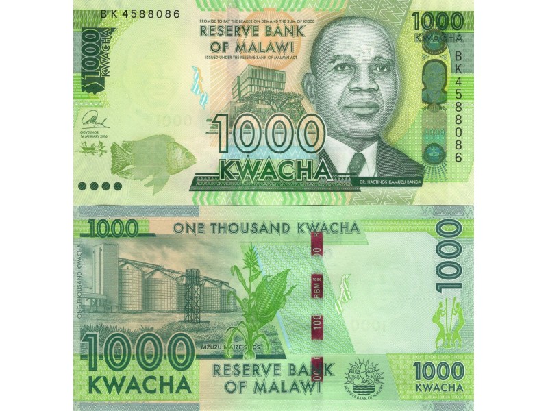 MALAWI 1.000 Kwacha 2016/21 UNC, P-67