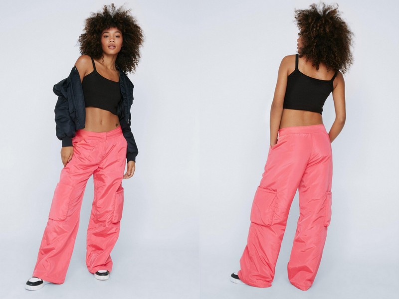 ***Nasty Gal Wide leg pantalone***novo***