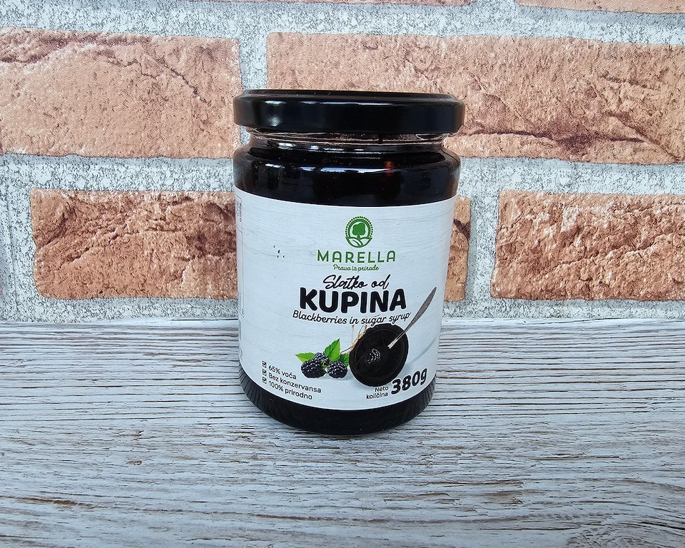 Slatko od kupina 380g – Marella