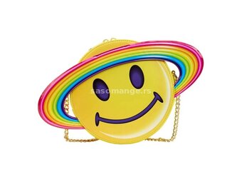 Loungefly Lisa Frank Yellow Rainbow Ring Saturn Cossbody Torba